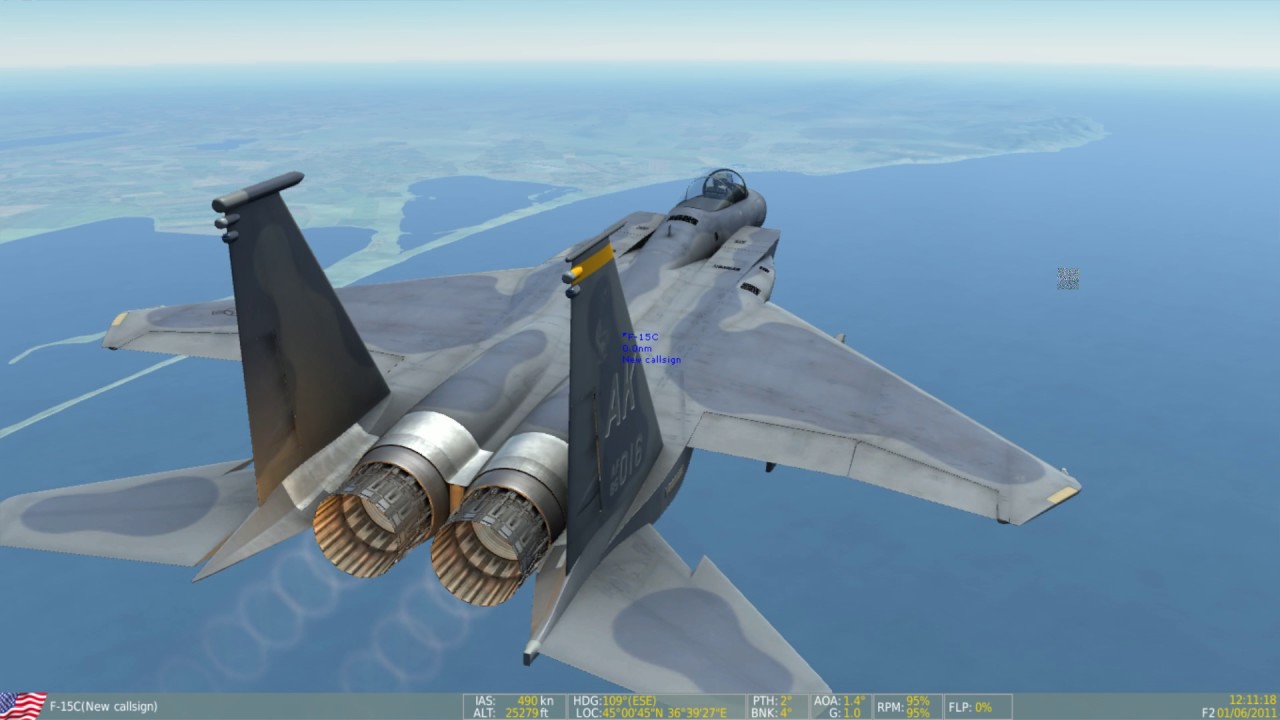 DCS : Intercepting the TU-22M - YouTube