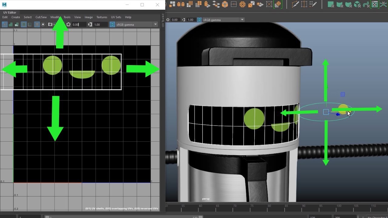 Maya: Rigging a UV Projection Control - YouTube