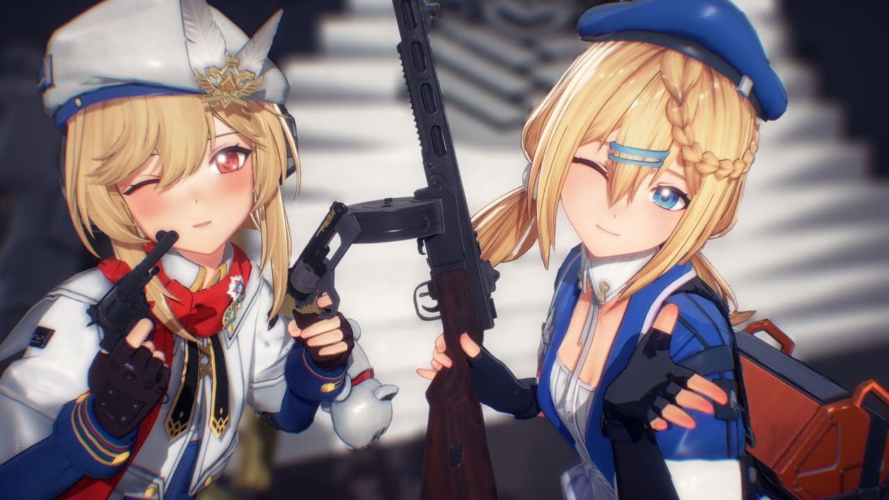【Girls'Frontline 2 MMD】Heart Pie Dance Hall | 愛包ダンスホール【Nagant & Papasha ...