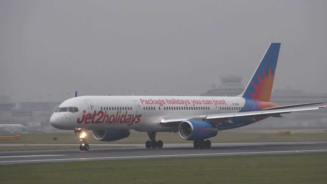 Jet2 LS917 G-LSAE Boeing 757-27B Manchester MAN To Tenerife Sur TFS 27 ...