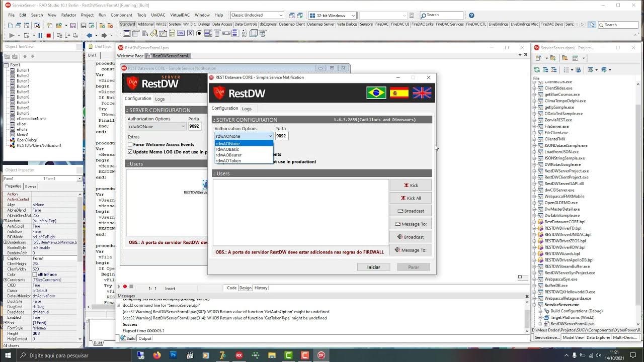 REST Dataware Completo - Aula 26 - Socket do RDW ServiceNotification uso e necessidade - YouTube
