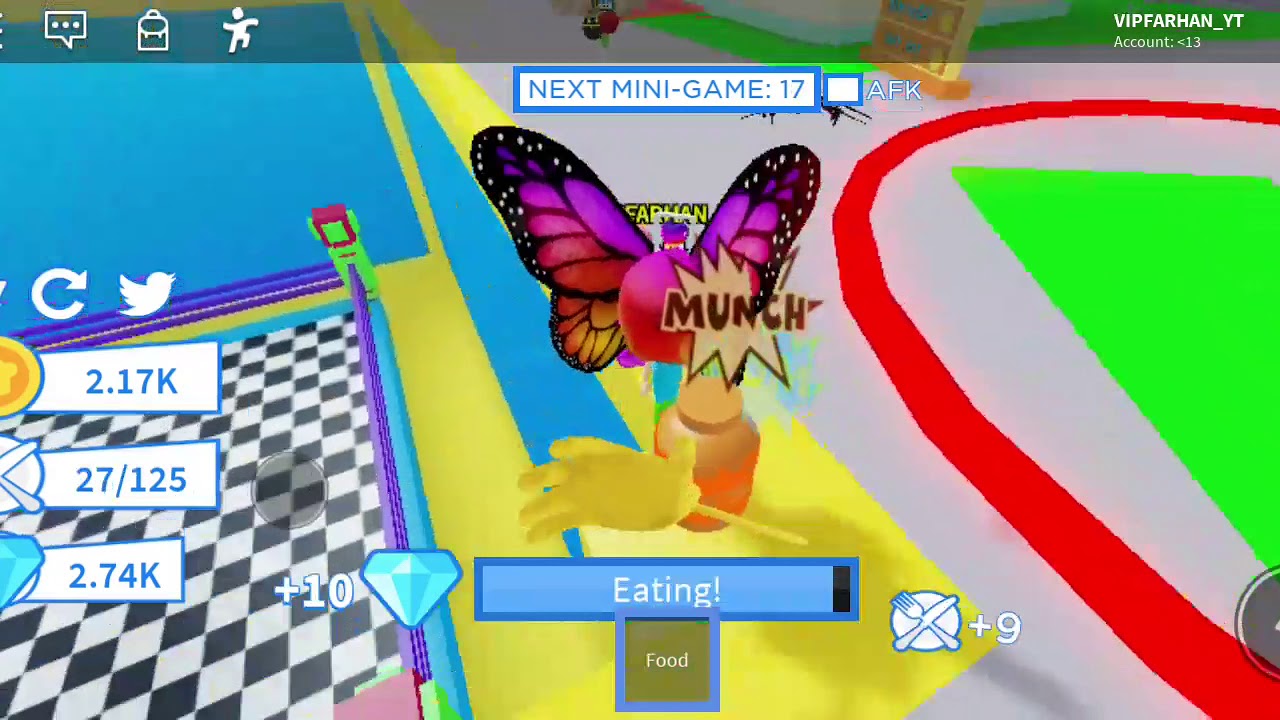 Roblox on nom simulator - YouTube