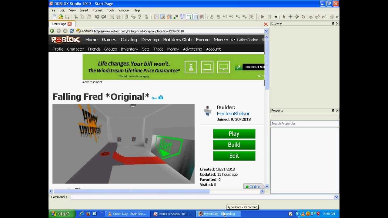 Falling Fred *Original* - YouTube