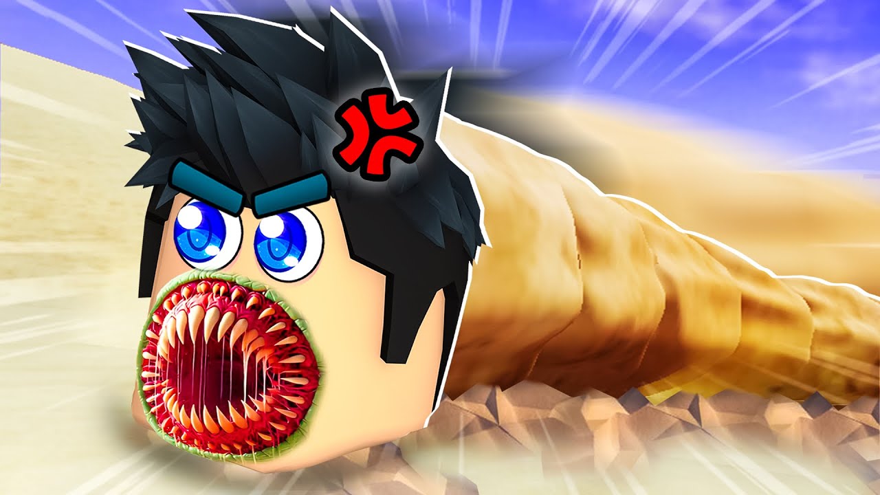 REDKILL DEVIENT LE PLUS GRAND VER DE SABLE DE ROBLOX ! Be a sandworm ...