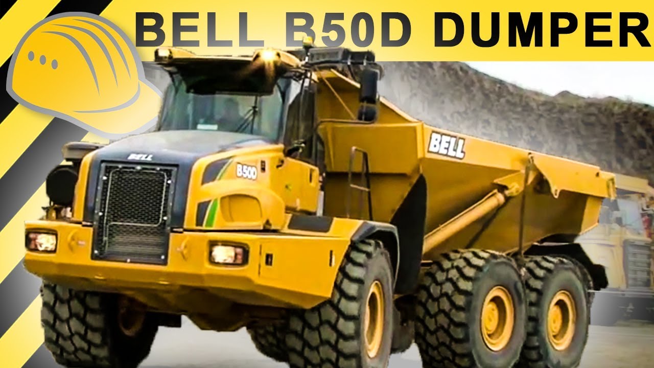 Bell B50D - 50 Tonnen Dumper Walkaround & Demonstration - Steinexpo [HD ...