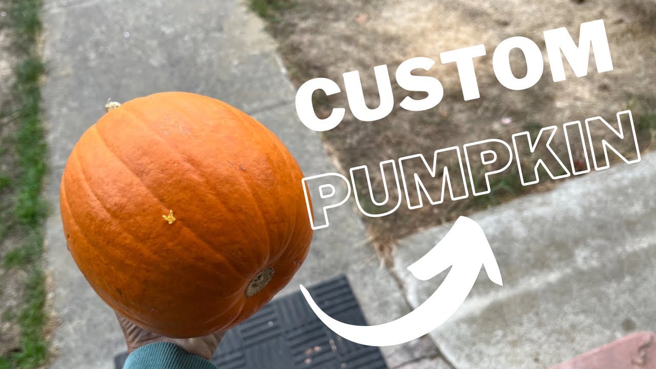 Customizing a Pumpkin - YouTube