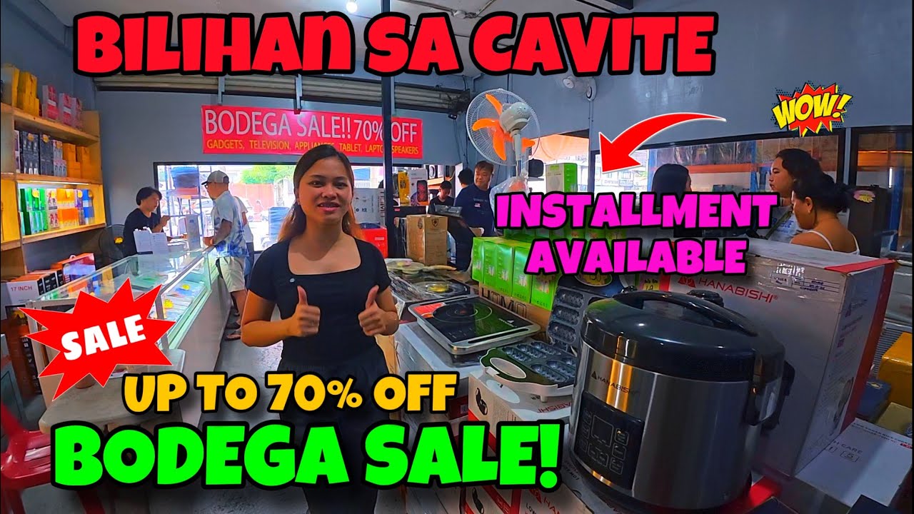 BODEGA SALE SA CAVITE UP TO 70% OFF APPLIANCES AND E-BIKE | SMART TV ...