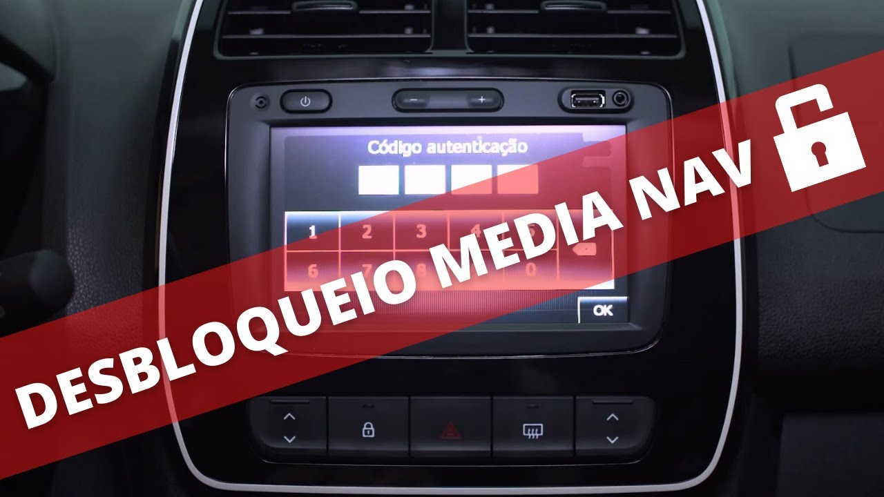 COMO DESBLOQUEAR O MEDIA NAV RENAULT - RECUPERANDO CÓDIGO SANDERO ...