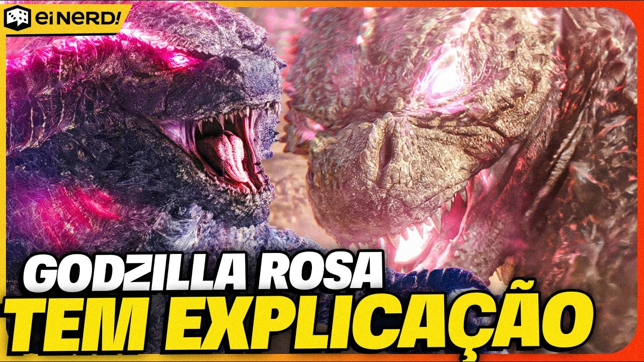 ESSA É A EXPLICAÇÃO PARA GODZILLA AGORA ESTAR ROSA - YouTube