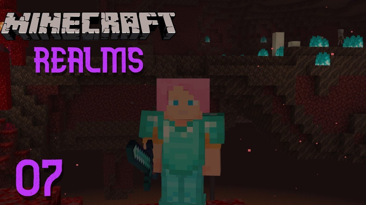 Nether Fortress Raid | Minecraft Realms | Episode 7 - YouTube