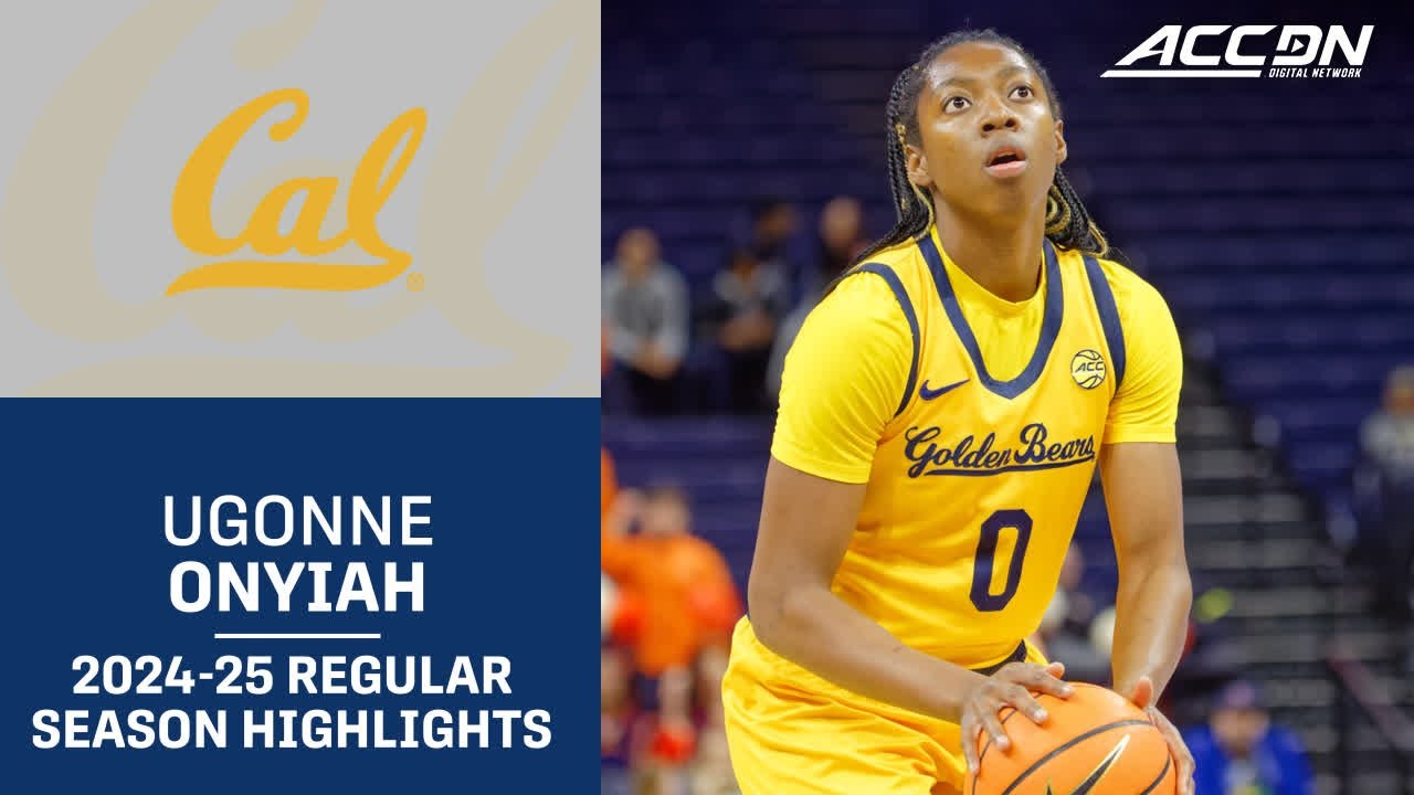 Ugonne (Michelle) Onyiah 2024-25 Regular Season Highlights | Cal ...