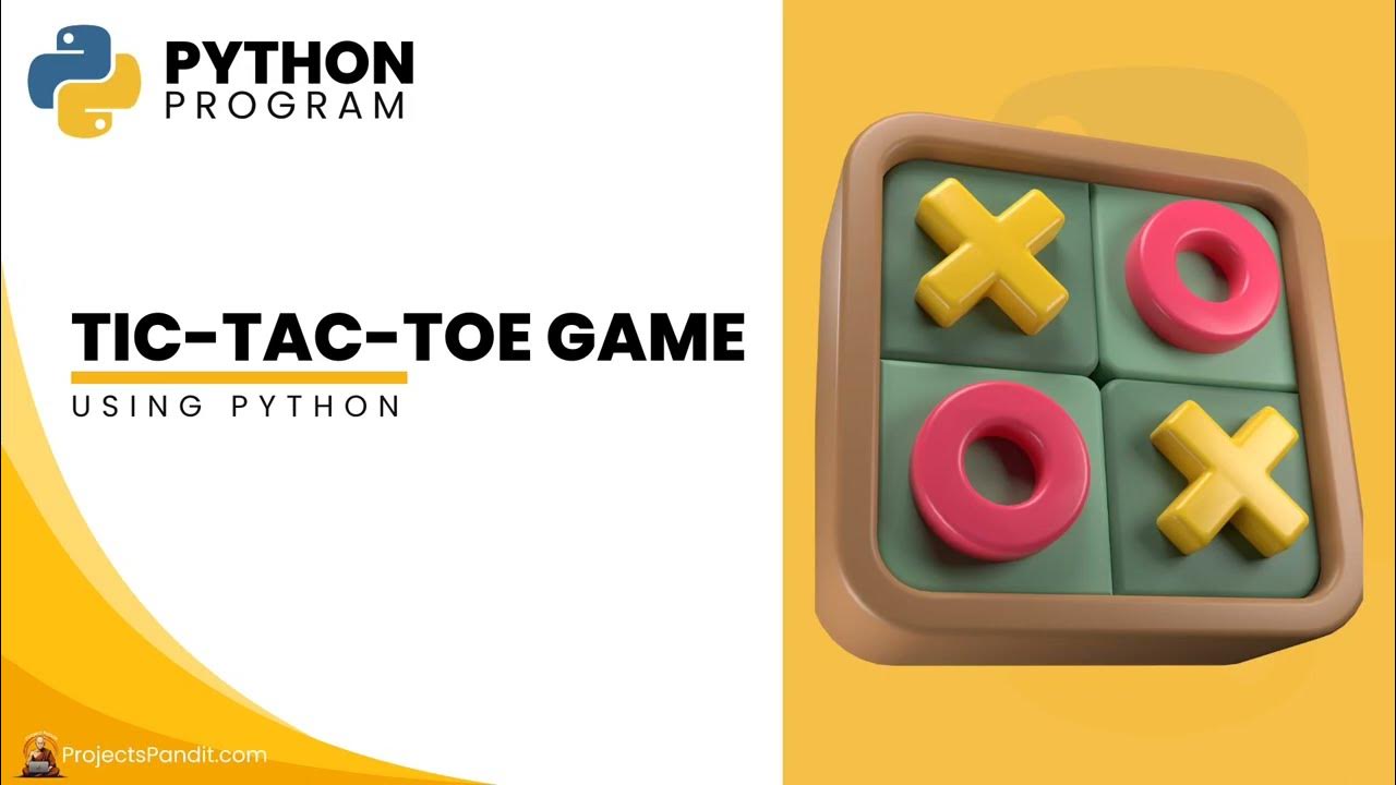 Tic Tac Toe Game Project In Python Programming Language - YouTube