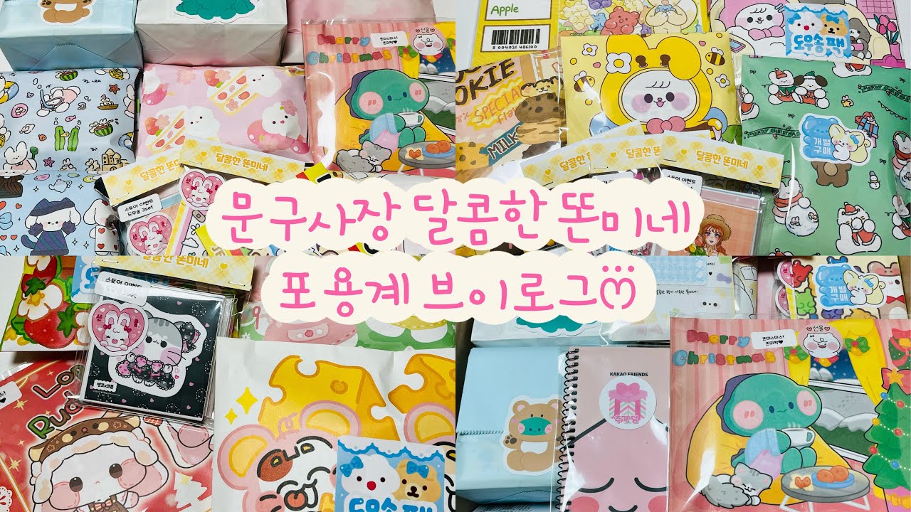 ️포용계 브이로그💙 포장도 하구 물품 소개도 하구 좋은소리 포장asmr 힐링 되는 포장 소리 다꾸 바스락 소리 알고리즘 포장 브이로그 Youtube