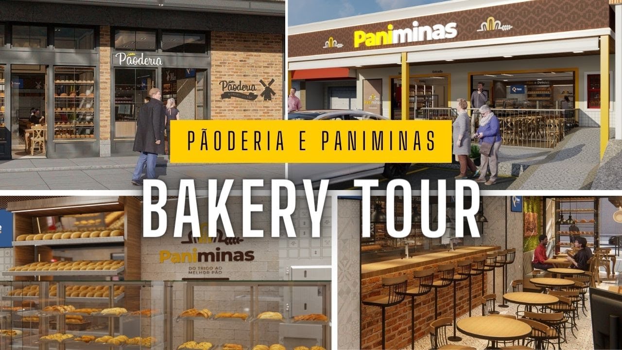 Essas padarias tem uma ótima exposição dos seus produtos - YouTube
