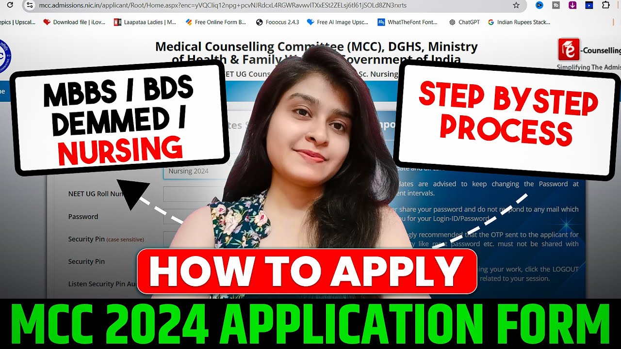 MCC COUNSELING 2024 | STEP BY STEP PROCESS #neetugcounseling #careerbanaoneet - YouTube