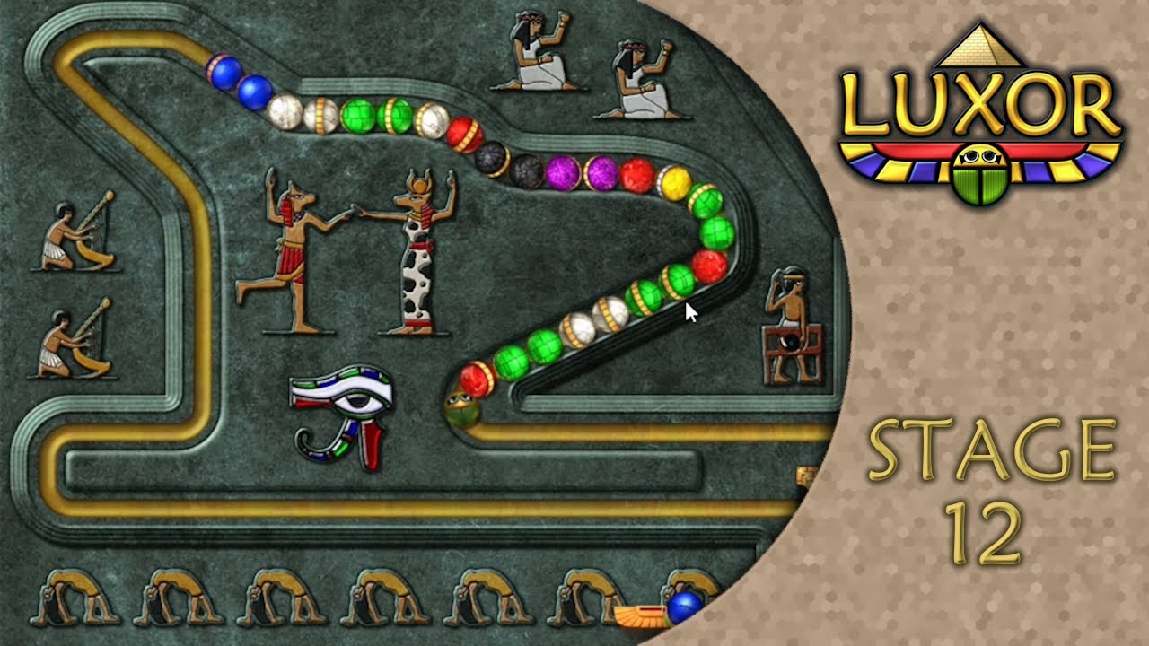 Luxor Playthrough Stage 12: Temple of the Goddess - YouTube