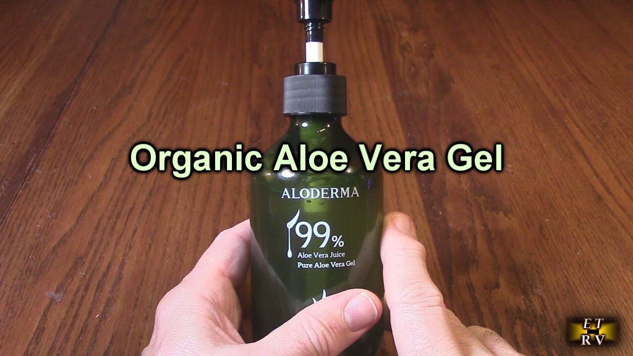Aloderma Organic Aloe Vera Gel - Made within 12 Hours of Harvest, Non ...