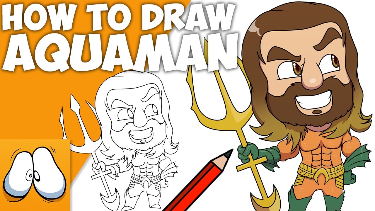 How To Draw Aquaman (Fortnite) - Draw Cartoons