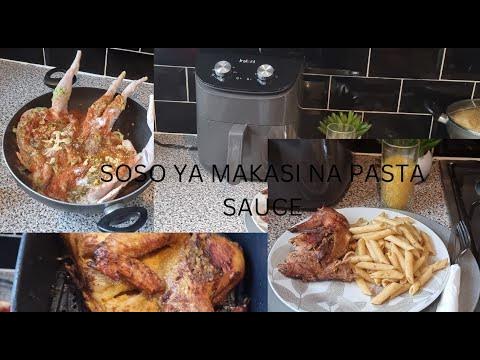Recette facile pour le debut du weekend soso ya makasi batumba na pasta sauce - YouTube