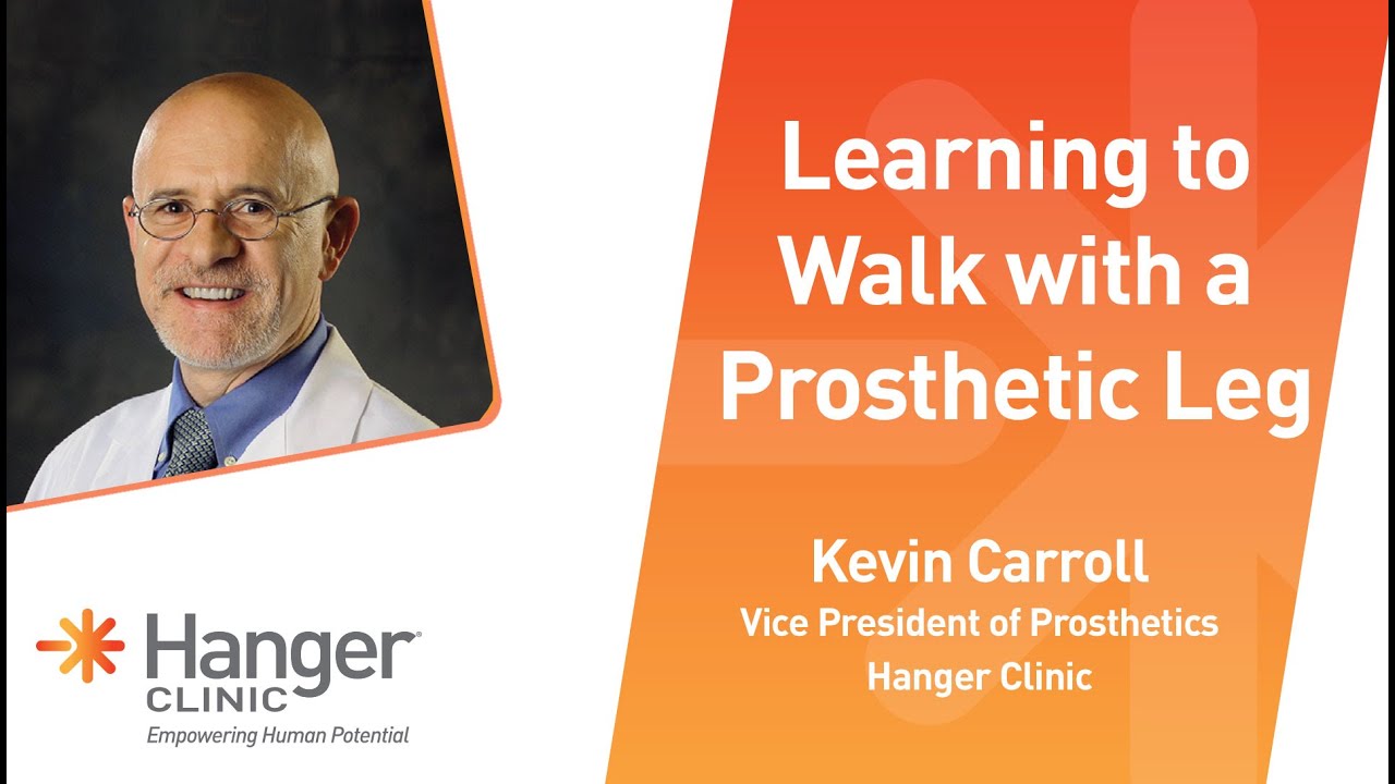 New amputees learning to walk with a prosthetic leg - YouTube