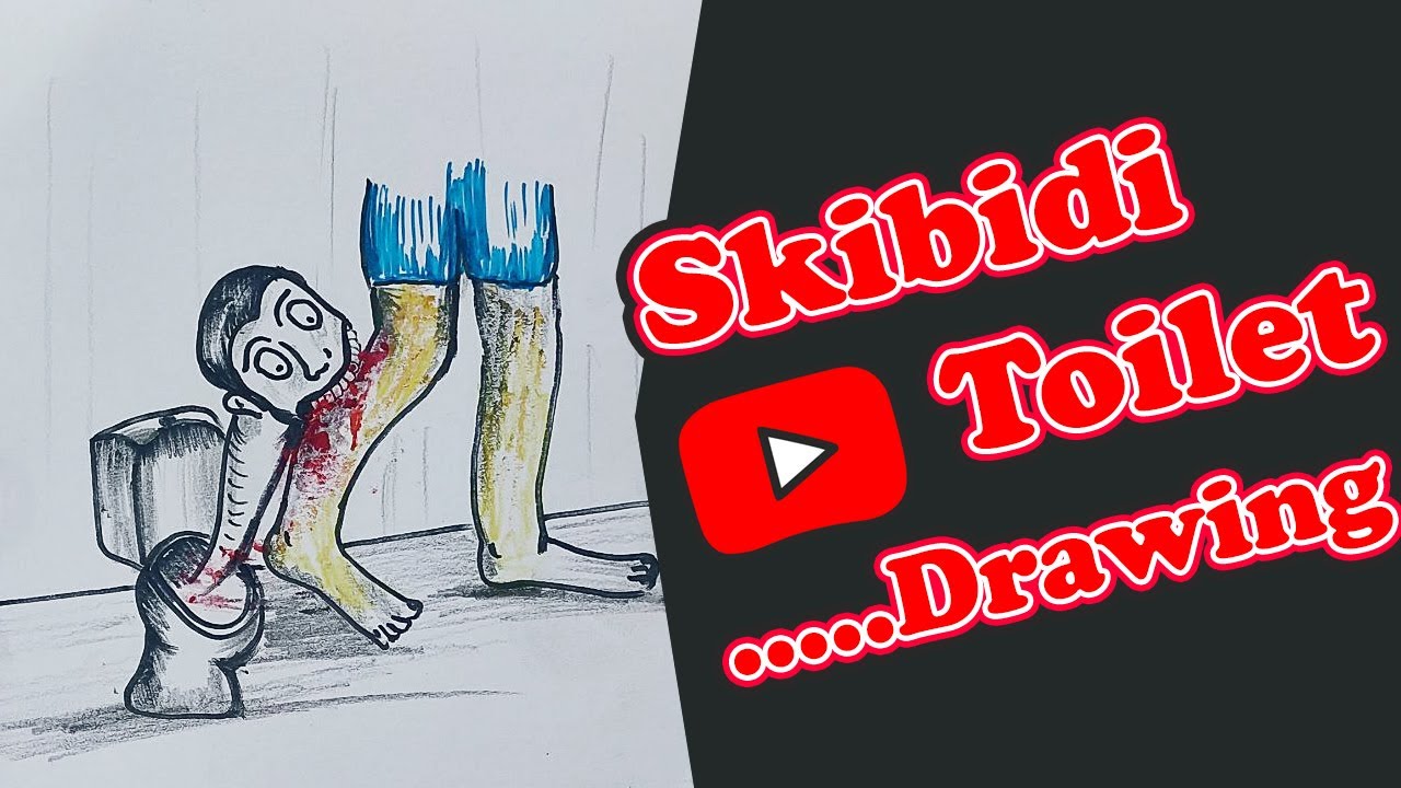 skibidi toilet drawing #skibidibopyesyesyes #skibiditoilet #art # ...