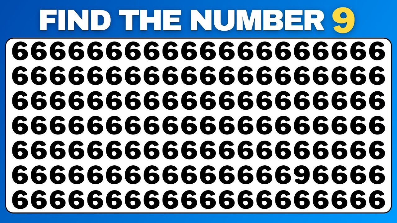 Find The ODD Number And Letter | Find The ODD One Out - YouTube