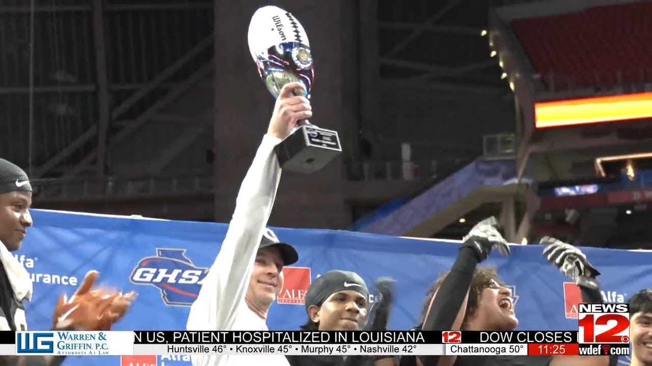 Calhoun Beats Jefferson 20-7 to Win 5th State Championship - YouTube