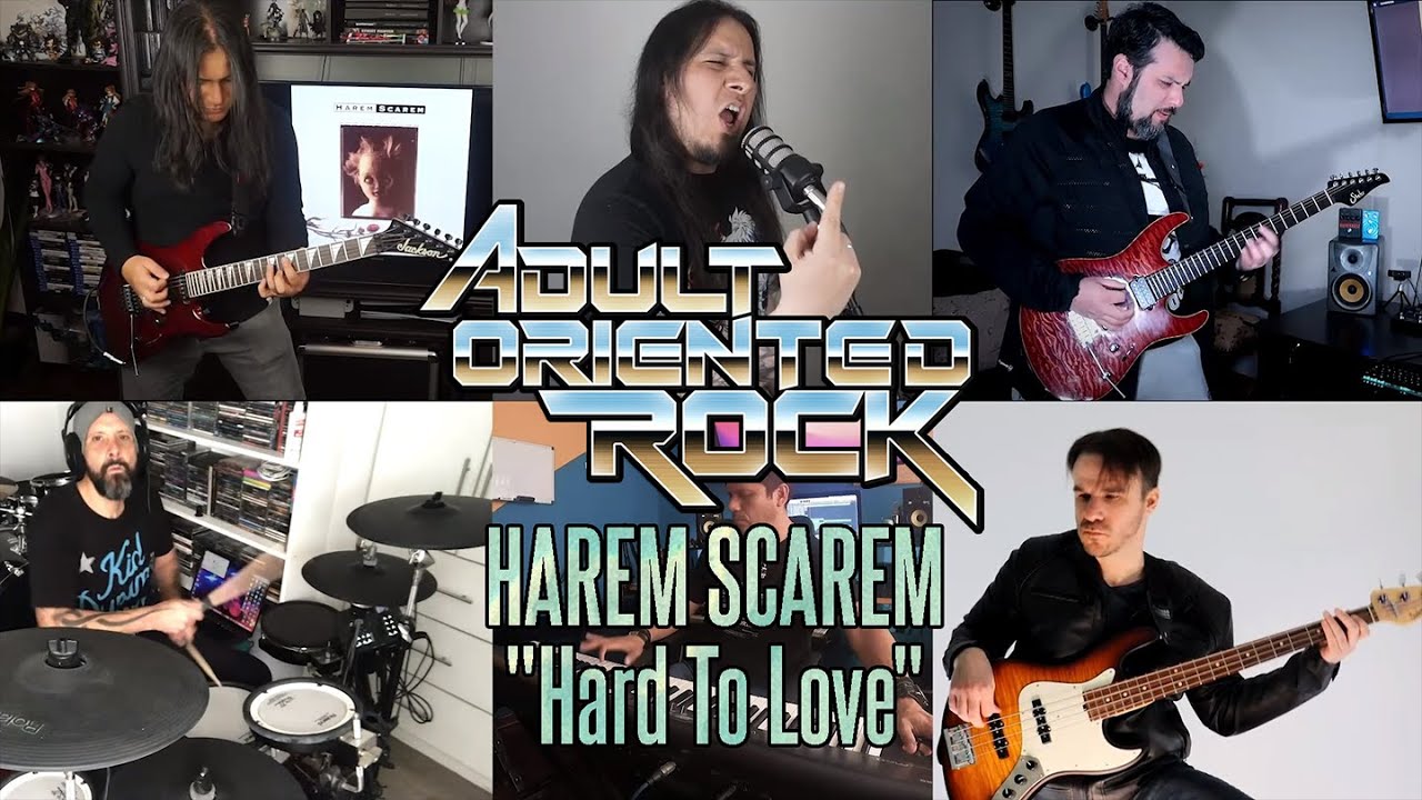 HAREM SCAREM - Hard to Love (Cover by Adult Oriented Rock) - YouTube