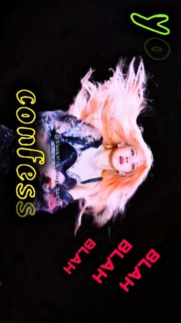 blackpink ROSE X confess your love phonk hard edit, rose hair flip ...
