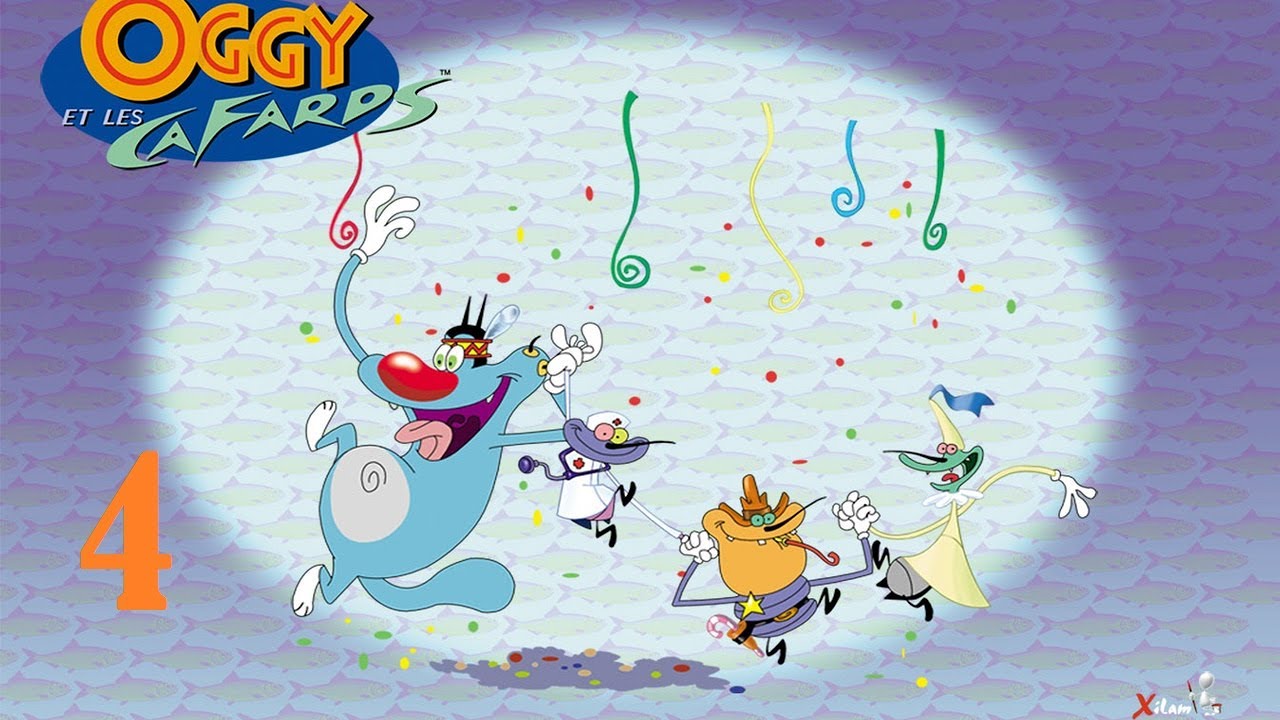 Oggy y las Cucarachas Episode 4: Oggy's Shadow / Into the Wild / Grease ...
