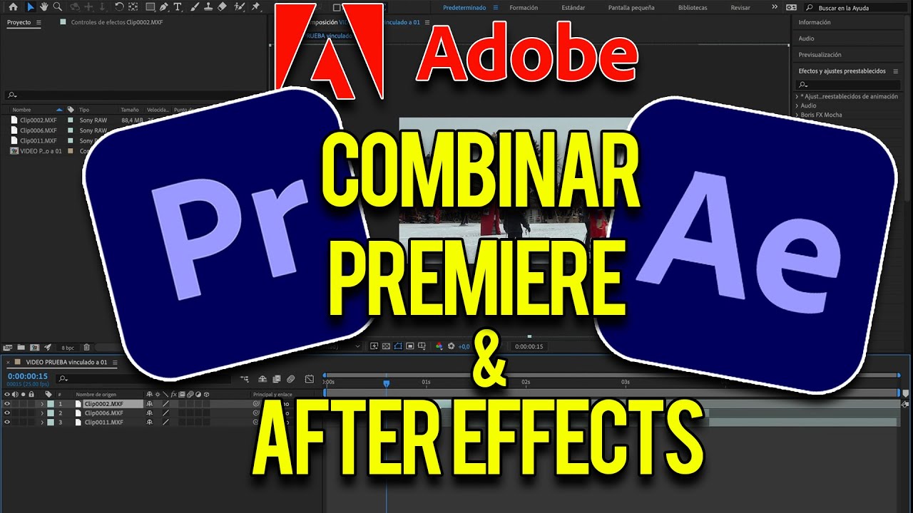 Combinando Adobe Premiere con After Effects - YouTube