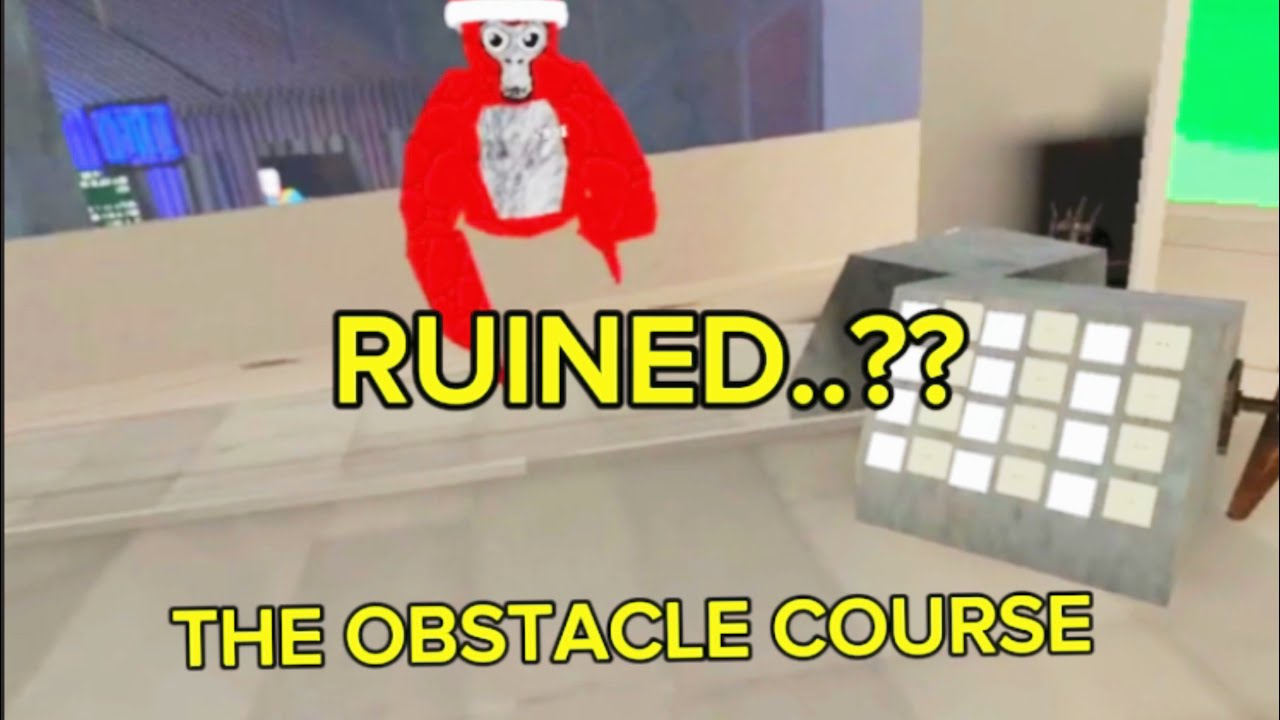 BUILDING THE OBSTACLE COURSE IN GORILLA TAG! - YouTube