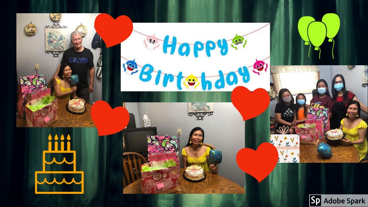 #55 My simple surprise birthday party - YouTube