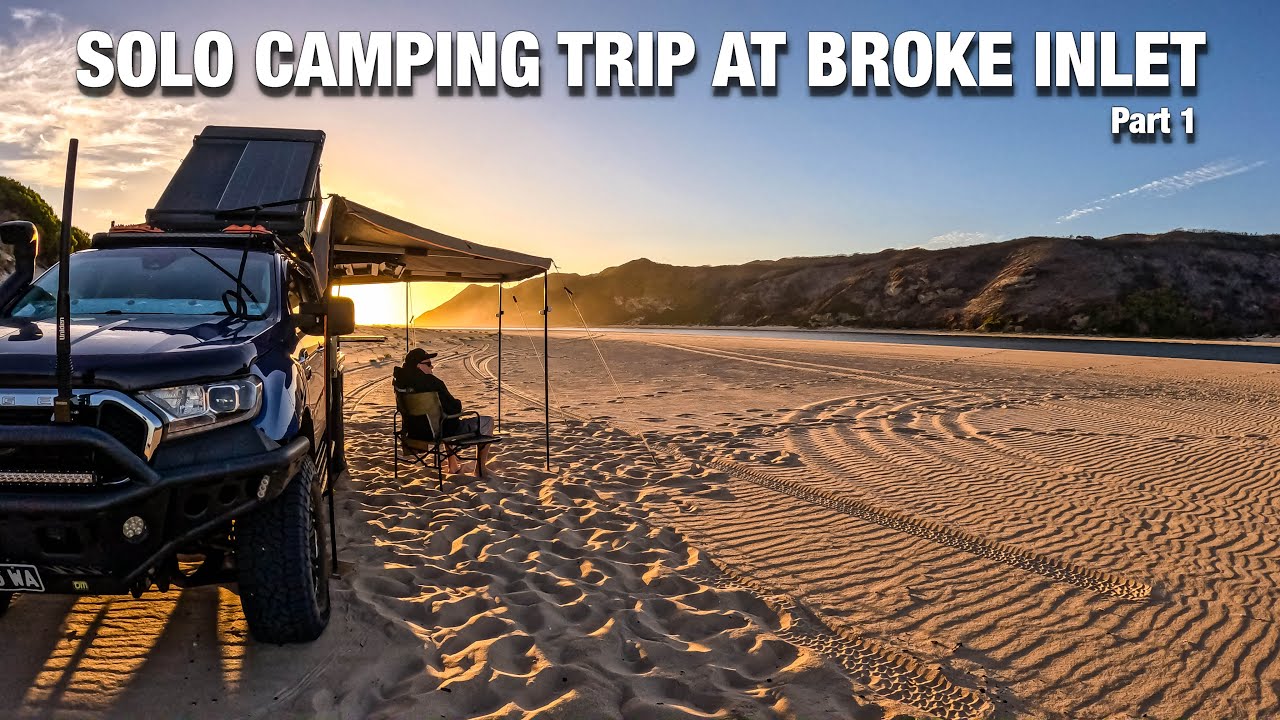 Solo Camping Trip At Broke Inlet Part 1 - YouTube