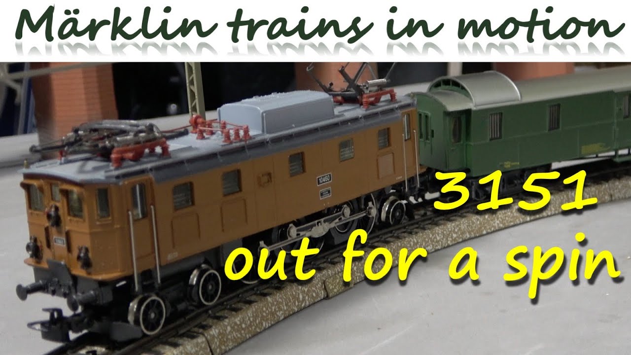 Märklin 3151 (Ae 3/6 II) is out for a spin - YouTube