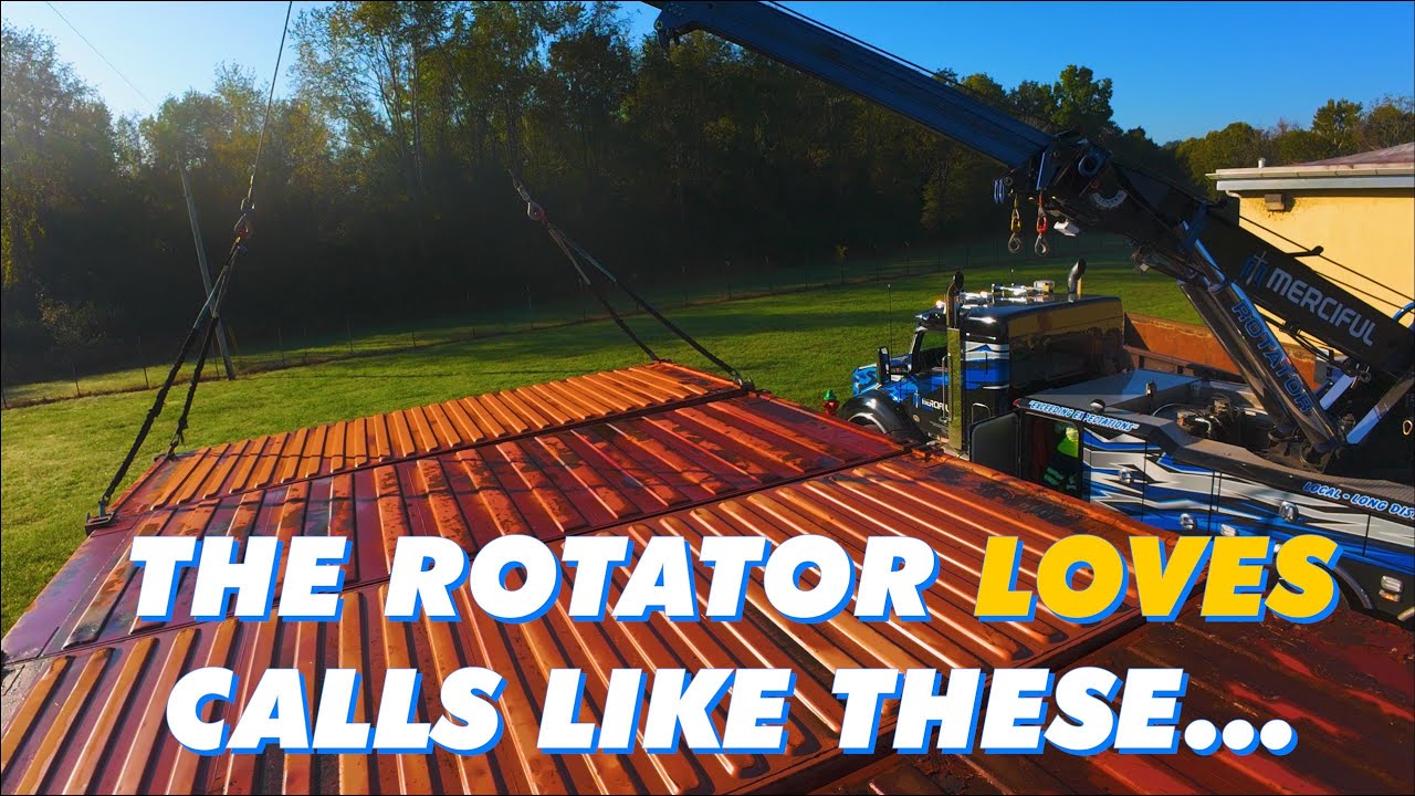 Using the Rotator to Load these Containers in a TIGHT SPACE! - YouTube