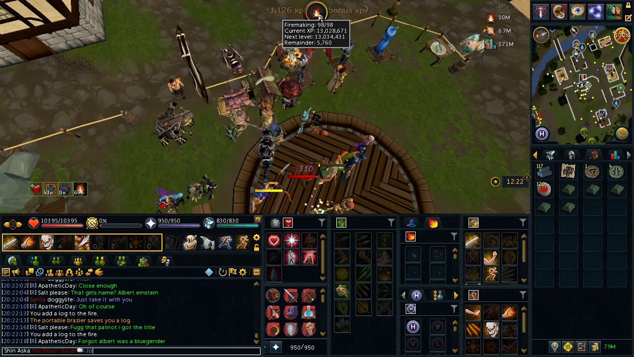 RS3 Getting 99 Smithing and Firemaking - YouTube