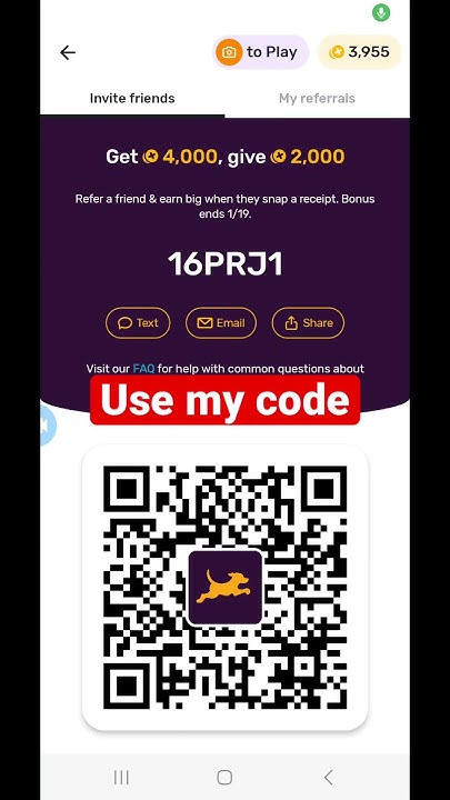 HOW TO ENTER A REFERRAL CODE FOR FETCH REWARDS 2023 #shorts #shortsfeed ...