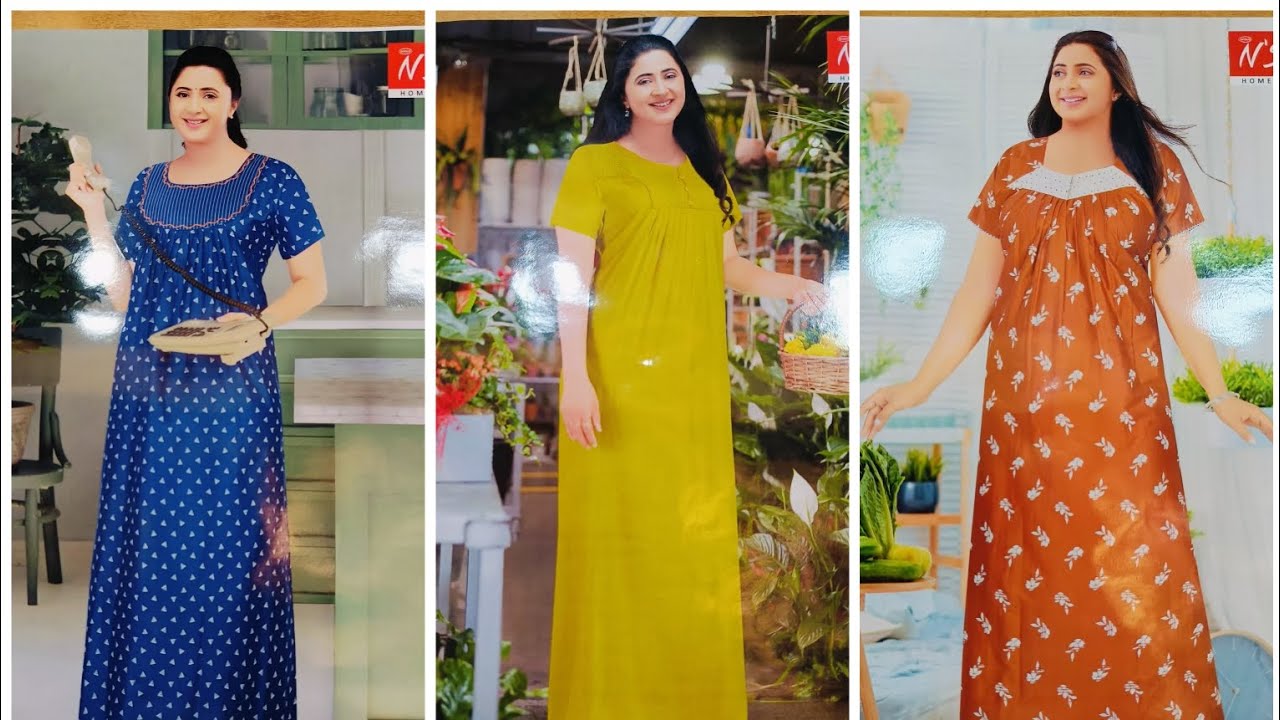 NSTYLE MEDIUM SIZE PREMIUM NIGHTIES.Ready To ship.Cathy's Collections ...