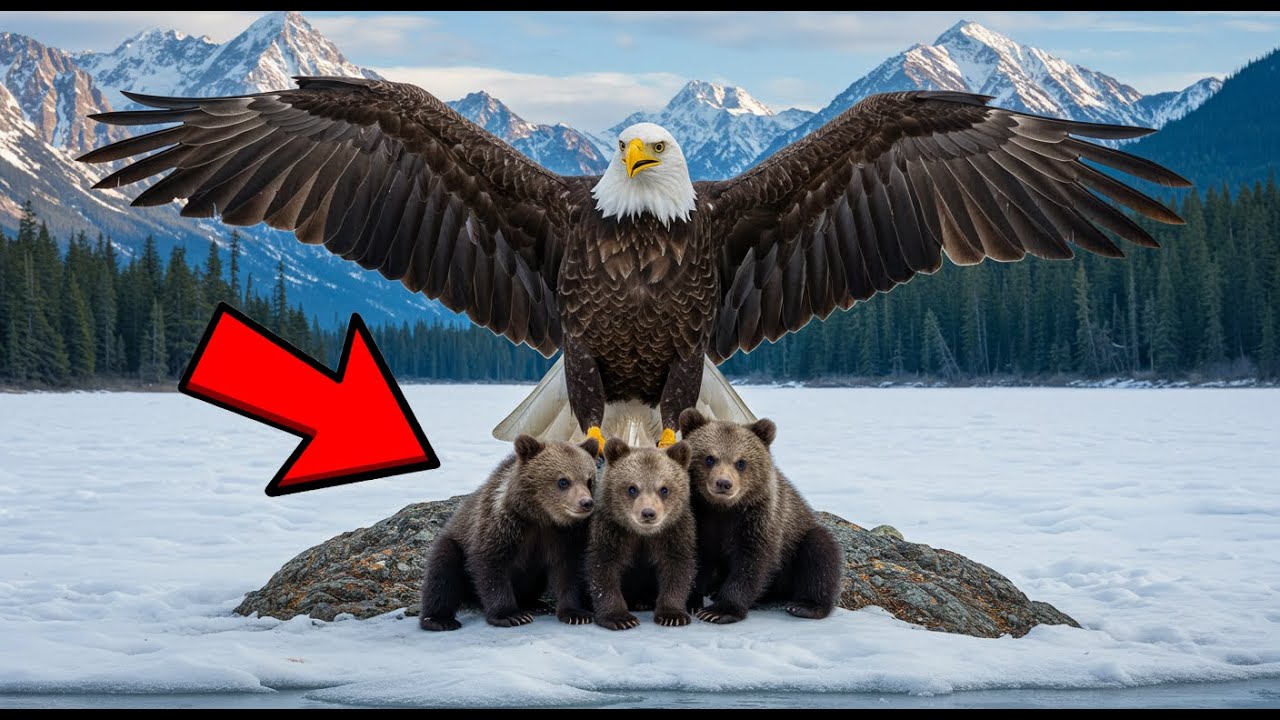 Eagle Discovers Three Crying Bear Cubs—Two Years Later, the ...