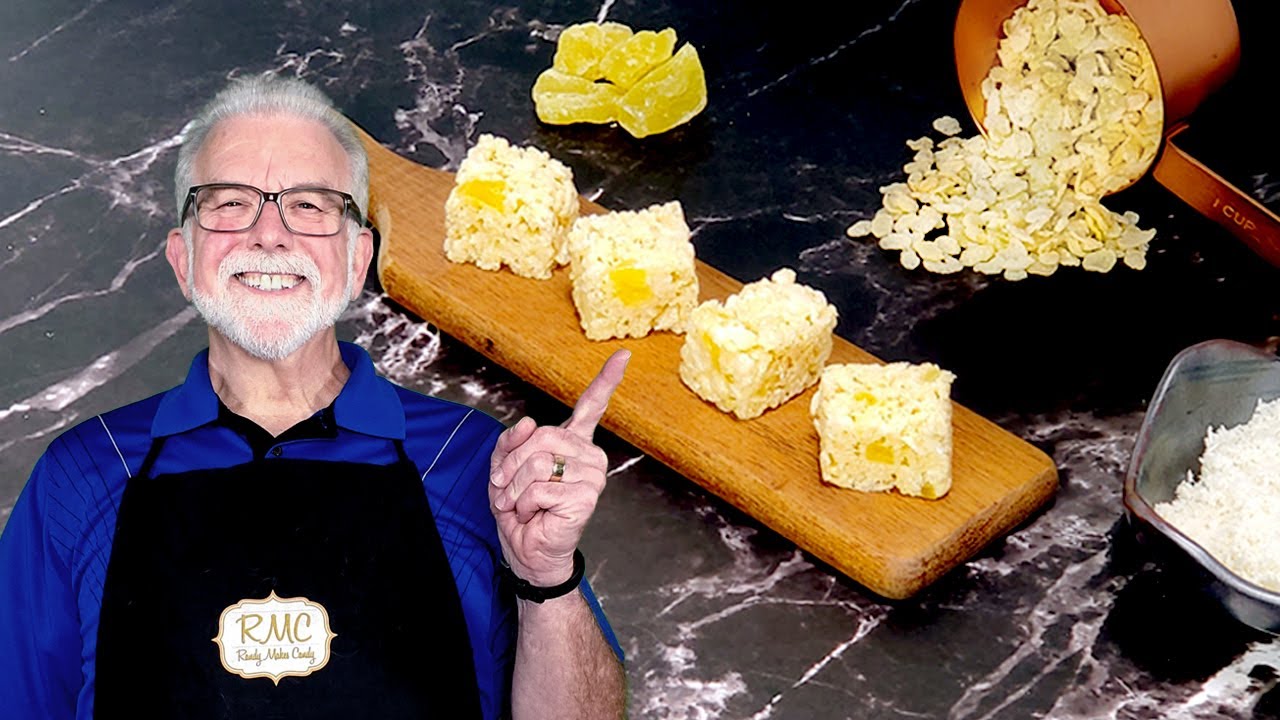 Randy Makes Pina Colada Rice Krispie Treats - YouTube