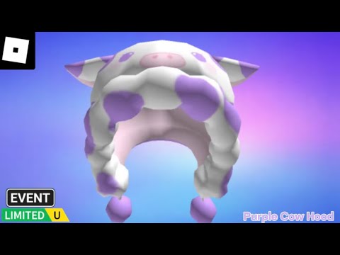 [EVENT] How To Get The FREE *Purple Cow Hood* | ROBLOX AFK FOR UGC'S ...