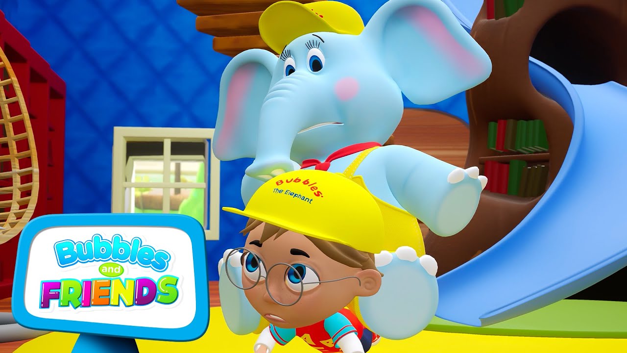 Bubbles and Friends Learn about Patience as they Clean Up | Educational ...