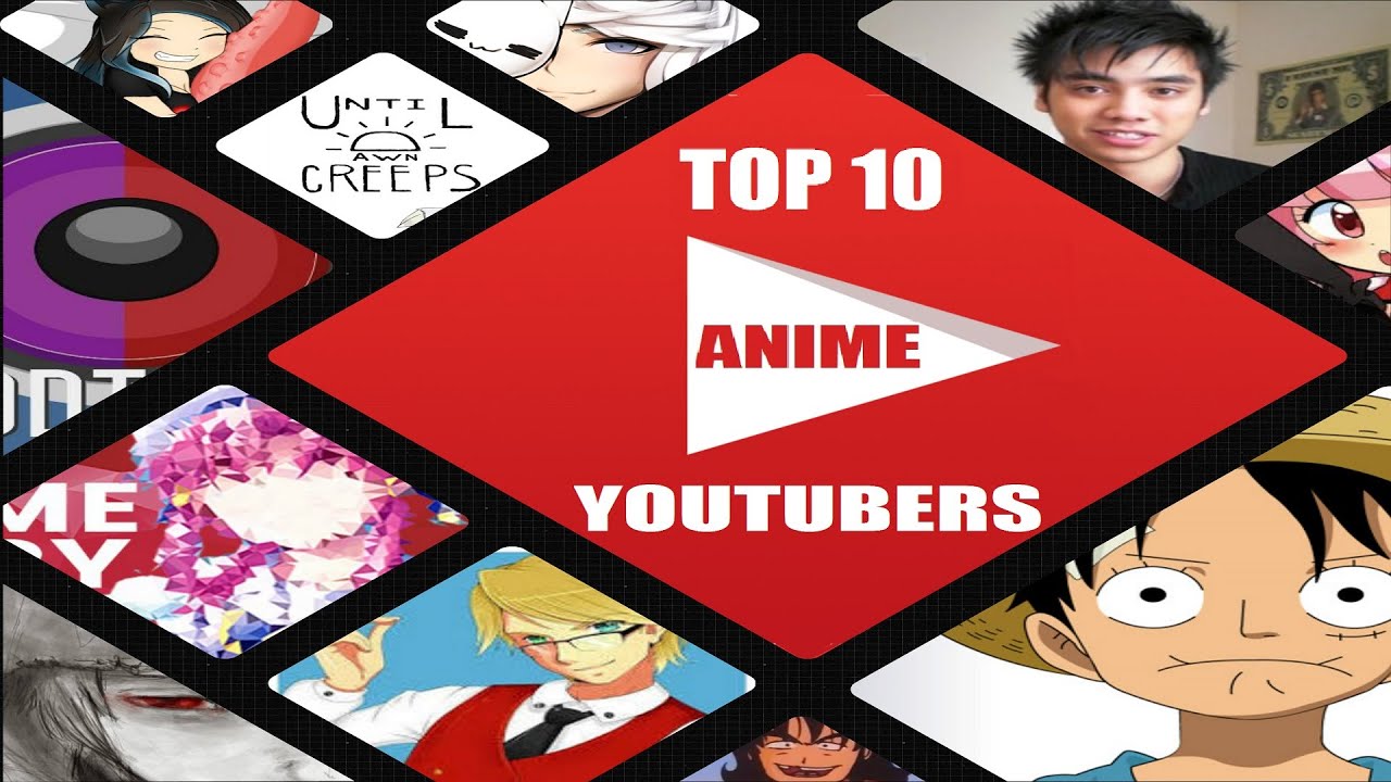 Top 10 Anime Youtubers - YouTube