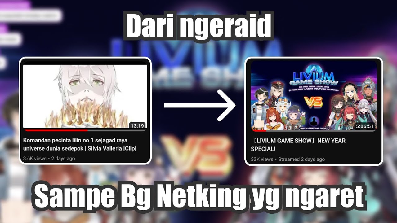 Dari ngeraid sampe kedatangan bg Netking di livechat Livium Gameshow 😅 | Naplive x Livium [Clip ...