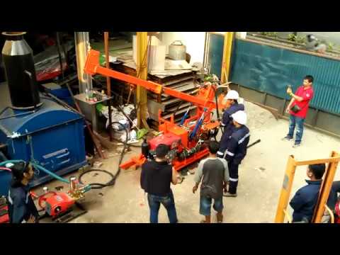 Mesin Bor Jacro 75 Wire Line - YouTube