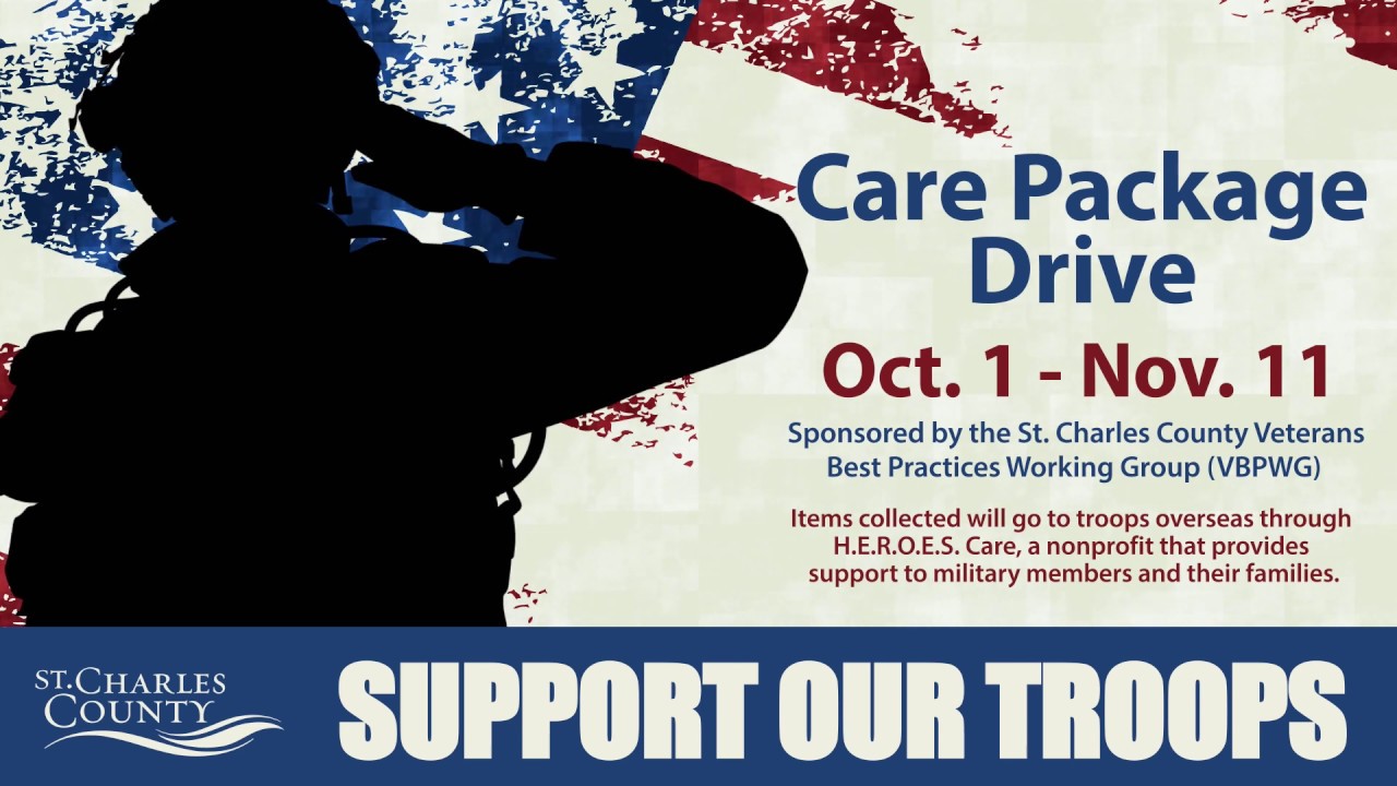 Support Our Troops Care Package Drive 2019 - YouTube