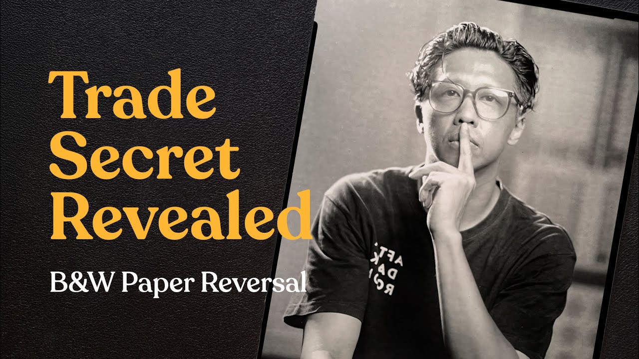 Black and White Paper Reversal made easier - YouTube