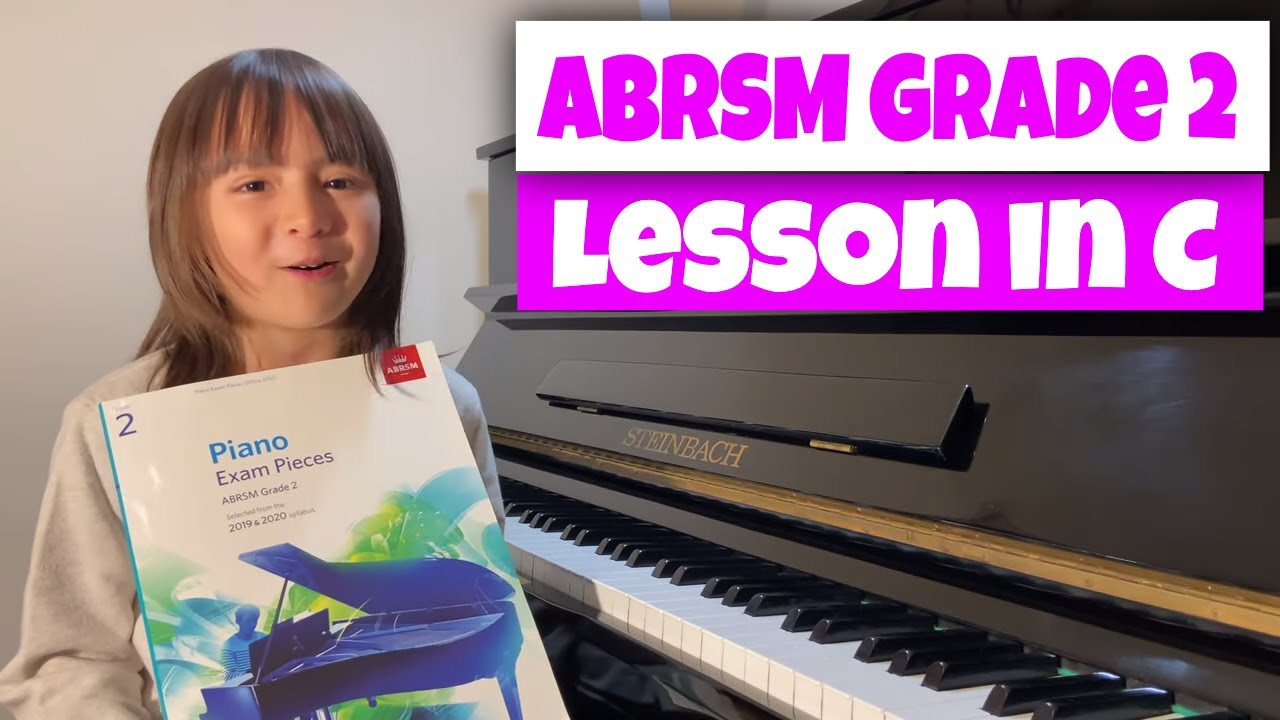 Lesson in C | ABRSM Grade 2 Piano Pieces | Piano with Emily - YouTube