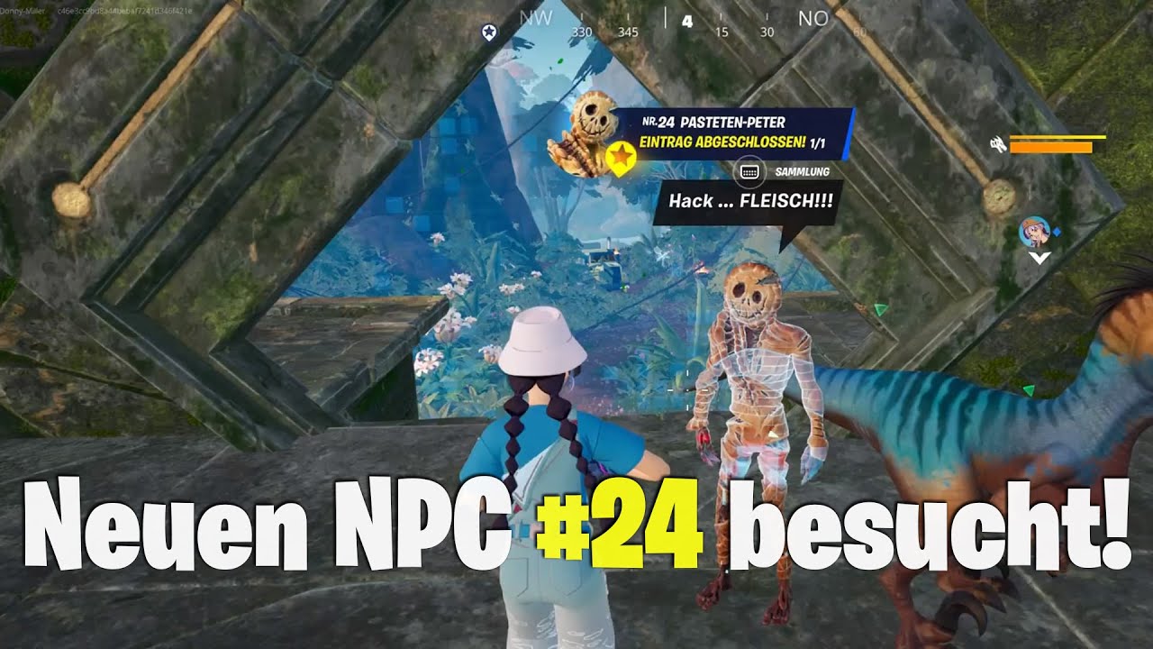 Fortnite | Charakter Sammlung v26.30 | Neuer NPC #24 Pasteten-Peter ...